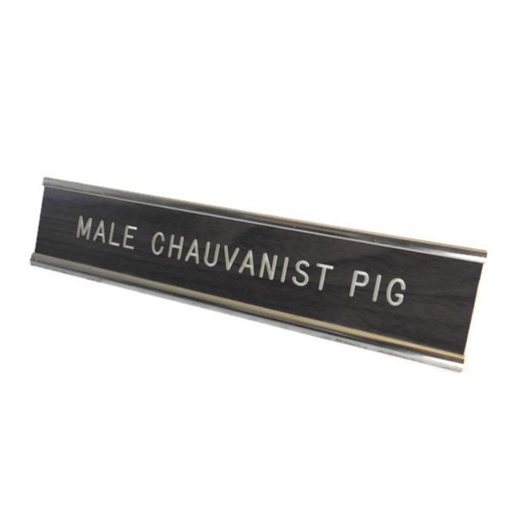 Vintage | Accents | Vintage Humorous Offensive Desk Name Plate From 97s ...